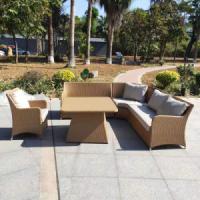 China Modern Outdoor Rattan Weaving Sofa and Chair Set SG26027 with 3-Year Warranty and 5 Color Options for sale