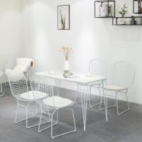 China White Outdoor Leisure Table and Chair Set with 3-Year Warranty and 7 Color Options for Commercial Use for sale