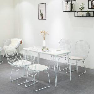 China White Outdoor Leisure Table and Chair Set with 3-Year Warranty and 7 Color Options for Commercial Use for sale