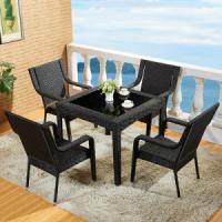 China UV Resistant Outdoor Rattan Armchair with 3-Year Warranty and Waterproof PE Wicker for Garden Furniture for sale