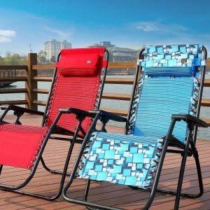 China CL-02 Outdoor Sun Chaise Lounge with Custom Design - Foldable Aluminum Frame & Adjustable Backrest for Patio Furniture for sale
