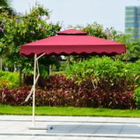 China Aluminum Frame 3m Outdoor Patio Umbrella with 250g Polyester Fabric and 2-Year Warranty for sale