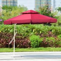 China Aluminum Frame Outdoor Sunshade Umbrella 2.5m with 250g Polyester Fabric for Patio Garden Protection for sale