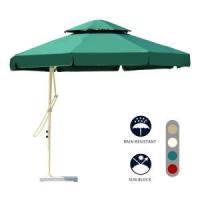 China San-19 Outdoor Patio Garden Umbrella 2.5m/2.1m with 250g Polyester Fabric and 2-Year Warranty for sale