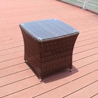 China Courtyard Rattan Tea Table Combination Furniture with 7 Color Options and 3-Year Warranty for sale