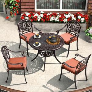 China 4 Seater Cast Aluminum Patio Furniture Set ZL-26 with 3 Year Warranty and 7 Color Options for sale