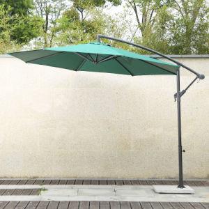 China Green Sun Garden Umbrella OEM Rectangular Cantilever Parasol with Aluminum Frame - 2-3 Year Warranty for sale