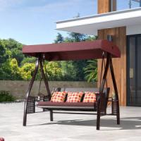 China Namado Outdoor Swing Hanging Chair for Two People - 500KG Capacity with 5-Year Frame Warranty for sale