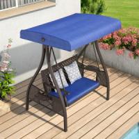 China Outdoor Iron Rocking Chair Q-ZL10 with Metal Frame in Photo Color for Garden Balcony Courtyard for sale