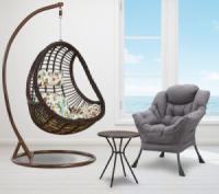 China 500kg Max Load Iron Rocking Swing Chair for Outdoor Balcony Courtyard Use for sale