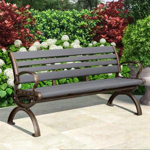 China Antique Cast Aluminum Bench Seat - 15-20 Day Production, 2-3 Year Warranty, Custom Outdoor Furniture for sale