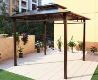 China Aluminum Profile Hard Top Pavilion Canopy with 0.5 Rotary Metal Roof - Q-ZL2 Model for Outdoor Gardens for sale