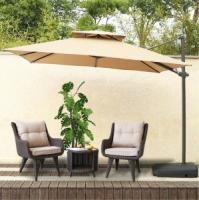China Waterproof Outdoor Patio Umbrella 3m Aluminum Roman Parasol for Garden Beach for sale