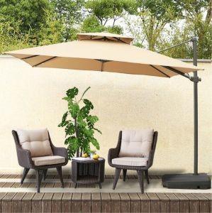 China Waterproof Outdoor Patio Umbrella 3m Aluminum Roman Parasol for Garden Beach for sale
