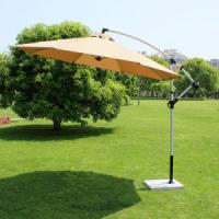 China 3m Aluminum Cantilever Patio Umbrella 250g Polyester Waterproof UV Resistant Garden Outdoor for sale