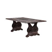 China Waterproof Cast Aluminum Outdoor Dining Table Foldable 2-3 Year Warranty Customizable Frame Design for sale