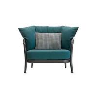 China Steel Frame Garden Rattan Chair with 310g/m² Fabric - Traditional Woven Design for Outdoor & Dining Use for sale