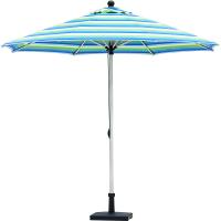 China QZS-02 Seven Square Aluminum Outdoor Umbrella 3m/2.7m with 250g Polyester Fabric and 3-Year Warranty for sale