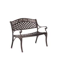 China Custom Outdoor Swimming Pool Bench with Armrest & Backrest - Weather-Resistant Wood Construction, Single Seat Design for Garden & Poolside Use for sale