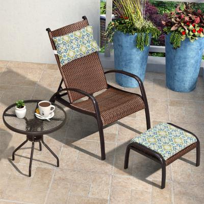China Iron Single Patio Sun Lounger with Adjustable Reclining and Weather-Resistant Design - Custom Colors Available for Commercial Use for sale