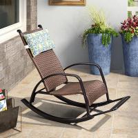 China Iron Single Patio Sun Lounger with Adjustable Reclining and Weather-Resistant Design - Custom Colors Available for Commercial Use for sale