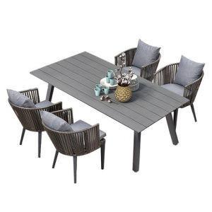 China Customized Washable Rattan Garden Table and Chairs Set - 3 Year Warranty, 7 Color Options for sale
