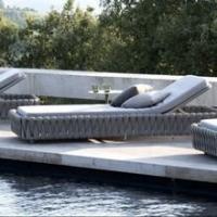 China TY-25 Outdoor Rope Aluminum Frame Nordic Modern Lounge Dining Chair for Patio for sale