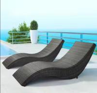 China Outdoor PE Rattan Sun Lounge Chair for Pool Deck Beach 3 Year Warranty for sale