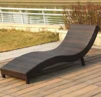 China Outdoor PE Rattan Sun Lounge Chair for Pool Deck Beach 3 Year Warranty for sale