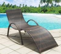 China TY-17 Waterproof Outdoor Rattan Beach Lounger Bed with 3-Year Warranty and 7 Color Options for sale