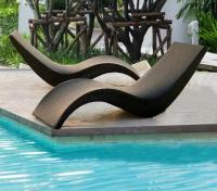 China TY-23 Rattan Wicker Folding Beach Lounge Chair with 3-Year Warranty and 7 Color Options for Outdoor Use for sale