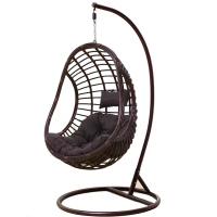 China Stylish Hanging Chair Swing with Iron Cradle and Rattan Bird Nest Design - Outdoor Garden Furniture with 2-3 Year Warranty for sale