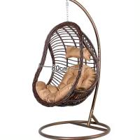 China Stylish Hanging Chair Swing with Iron Cradle and Rattan Bird Nest Design - Outdoor Garden Furniture with 2-3 Year Warranty for sale
