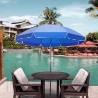 China UM-001 Outdoor Garden Patio Sun Umbrella with Tilt Rotation 300cm Canopy for UV Protection for sale