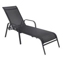 China Custom Outdoor Beach Sun Lounger with Foldable Design and Weather-Resistant Fabric for Poolside and Patio Use for sale