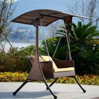 China 3 Seater Canopy Swing Chair Outdoor Garden Patio Hanging Furniture 200kg Capacity for sale