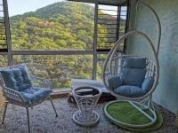 China Imitation Rattan Balcony Rocking Chair 5 Years Frame Warranty Easy Washable for sale