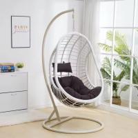 China Rattan Double Armchair Indoor Rocking Chair Balcony Hanging Basket Swing 2 Seater for sale