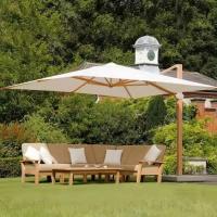 China Waterproof Outdoor Patio Umbrella 3m Aluminum Roman Parasol for Garden Beach for sale