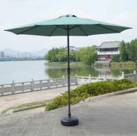 China 3m Round Sunshade Center Pillar Umbrella with Custom Logo - 250g Polyester Waterproof Outdoor Parasol for sale