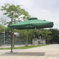 China Outdoor Garden Sunshade Umbrella 3m 2.7m Round Design with 250g Polyester Fabric and 3-Year Warranty for sale