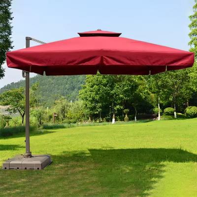 China 3m Outdoor Aluminum Umbrella with 250g Waterproof Polyester Fabric for Garden, Patio & Beach Use for sale
