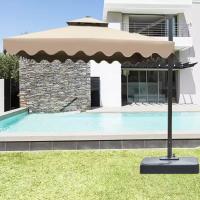 China 3m Outdoor Garden Umbrella with 250g Polyester Fabric - Waterproof Patio Parasol with 2-Year Warranty for sale