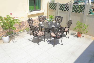 China Modern Fixed Rotary Outdoor Table and Chairs Set with 60x60x80cm Dimensions and 5-Year Frame Warranty for sale