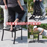 China WEIMEITE Black Aluminum Alloy Outdoor Table and Chair Set 60x60x89cm for Deck Patio for sale
