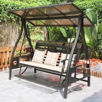 China Solar Powered Heavy Duty Outdoor Swing 300kg Capacity Dual Day Night Use for sale