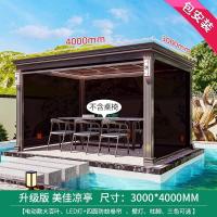 China Heavy-Duty Aluminum Patio Gazebo for Backyard - 2-3 Year Warranty with Custom Design Options for sale