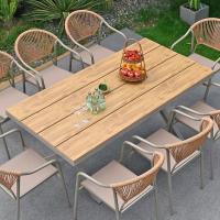 China Outdoor Table and Chairs Set Waterproof Sunproof Rattan Wicker Garden Patio Furniture 15-20 Day Production 2-3 Year Warranty for sale