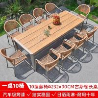 China Outdoor Table and Chairs Set Waterproof Sunproof Rattan Wicker Garden Patio Furniture 15-20 Day Production 2-3 Year Warranty for sale