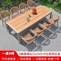 China Outdoor Table and Chairs Set Waterproof Sunproof Rattan Wicker Garden Patio Furniture 15-20 Day Production 2-3 Year Warranty for sale